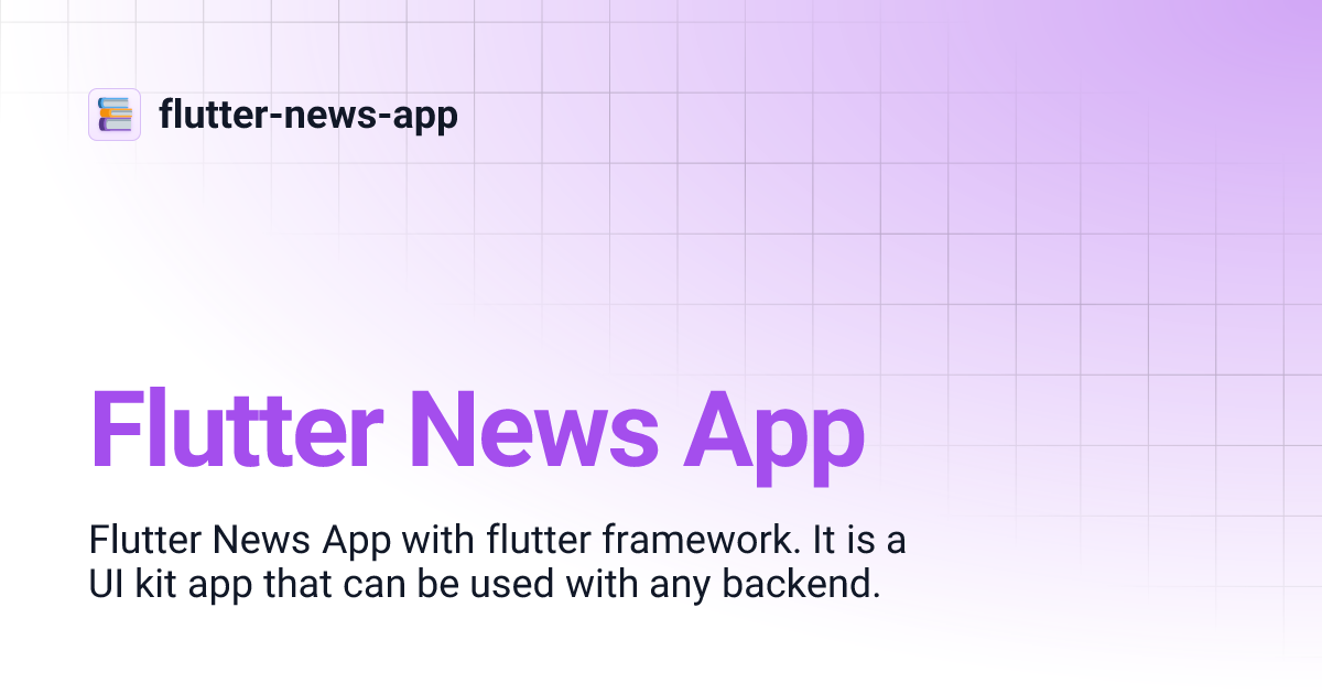 Flutter News App | flutter-news-app